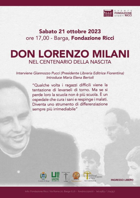 Giannozzo Pucci: Don Lorenzo Milani nel centenario della sua nascita ...
